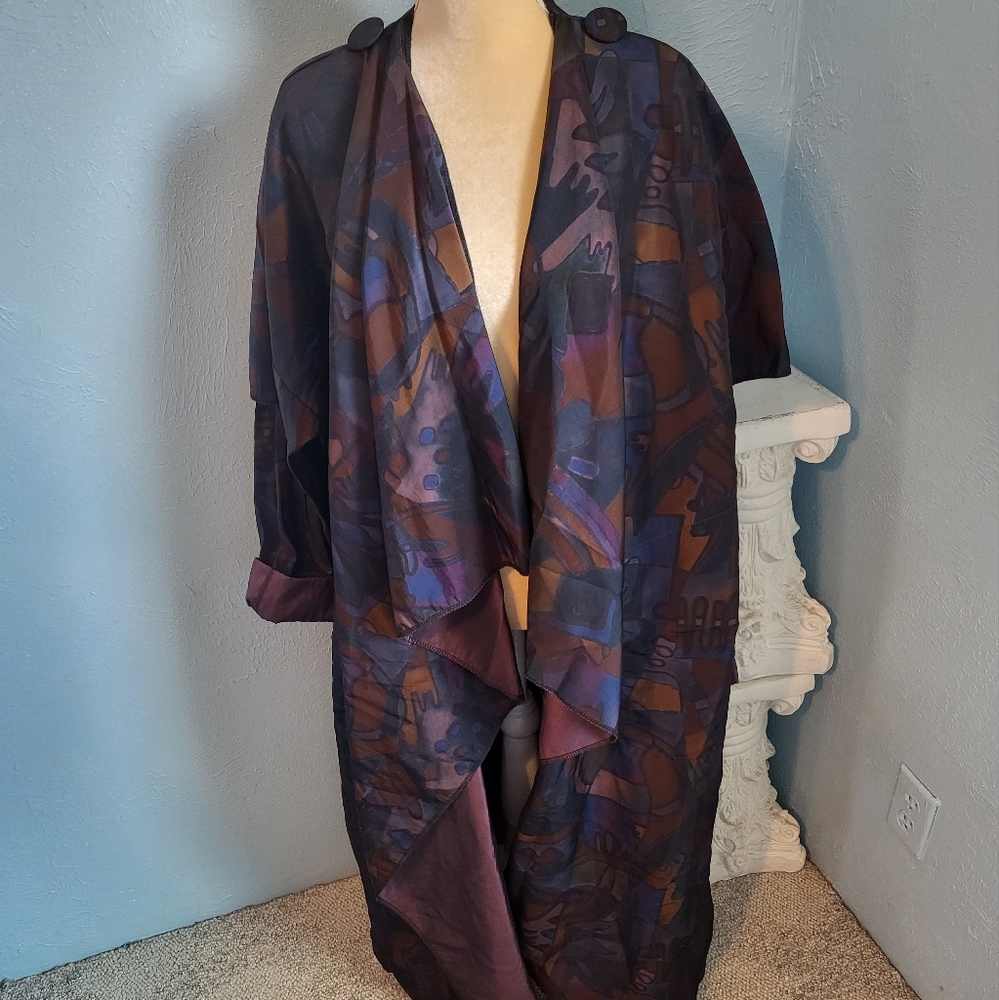 Maralyce Ferre Retro Duster Hooded Raincoat A78 - Gem